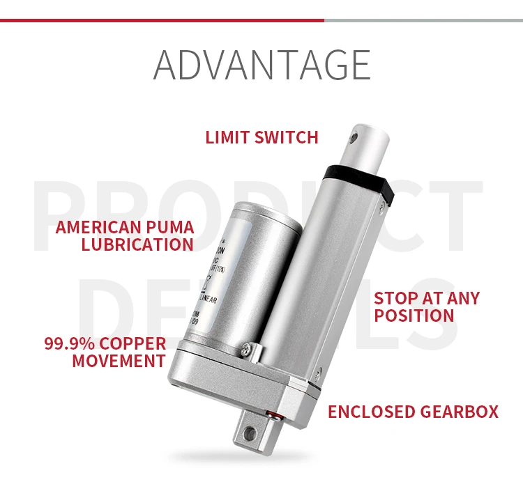 High Speed 12v Electric Actuator Mini Linear Actuator - Buy 12v High ...