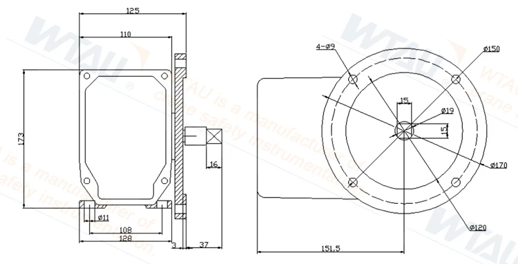 Dxz Multi-function Height Limit Switch For Crane & Linear Actuators