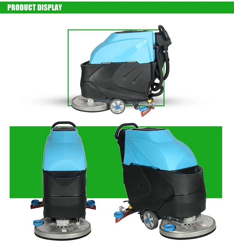 Driving Type Battery Powered Floor Scrubber For Pavement Cleaning - Buy ...
