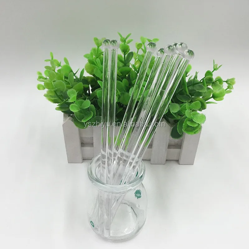 Hot Sale Hard Clear Plastic Sticks With Customer Printing Logo - Buy ...