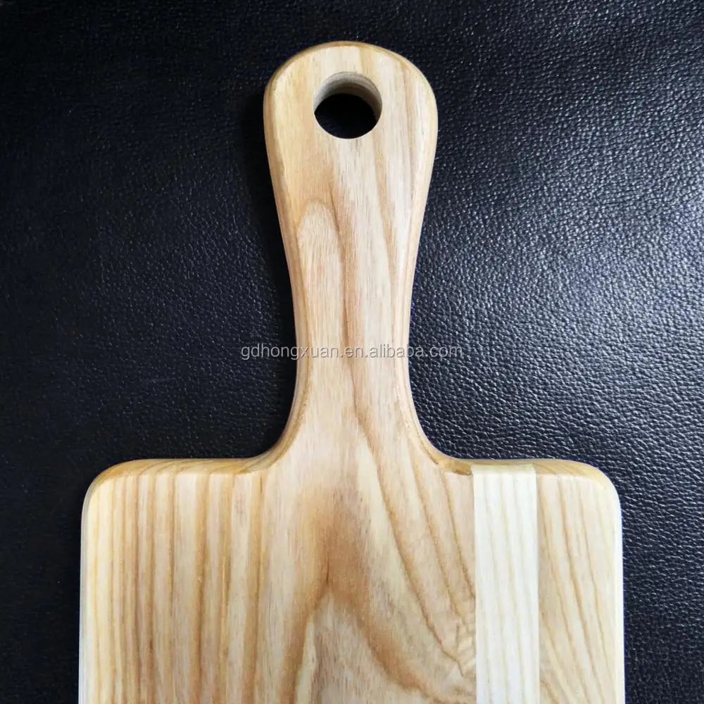 Portable Oak Wood Chopping Block Thick Sturdy Butcher Block Paddle ...