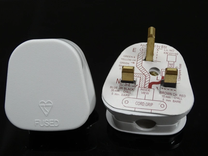 Bs 1363 13a Uk Colorful 3 Pin Uk Mains Top Plug 13a 5 Amp Fuse - Buy Bs ...