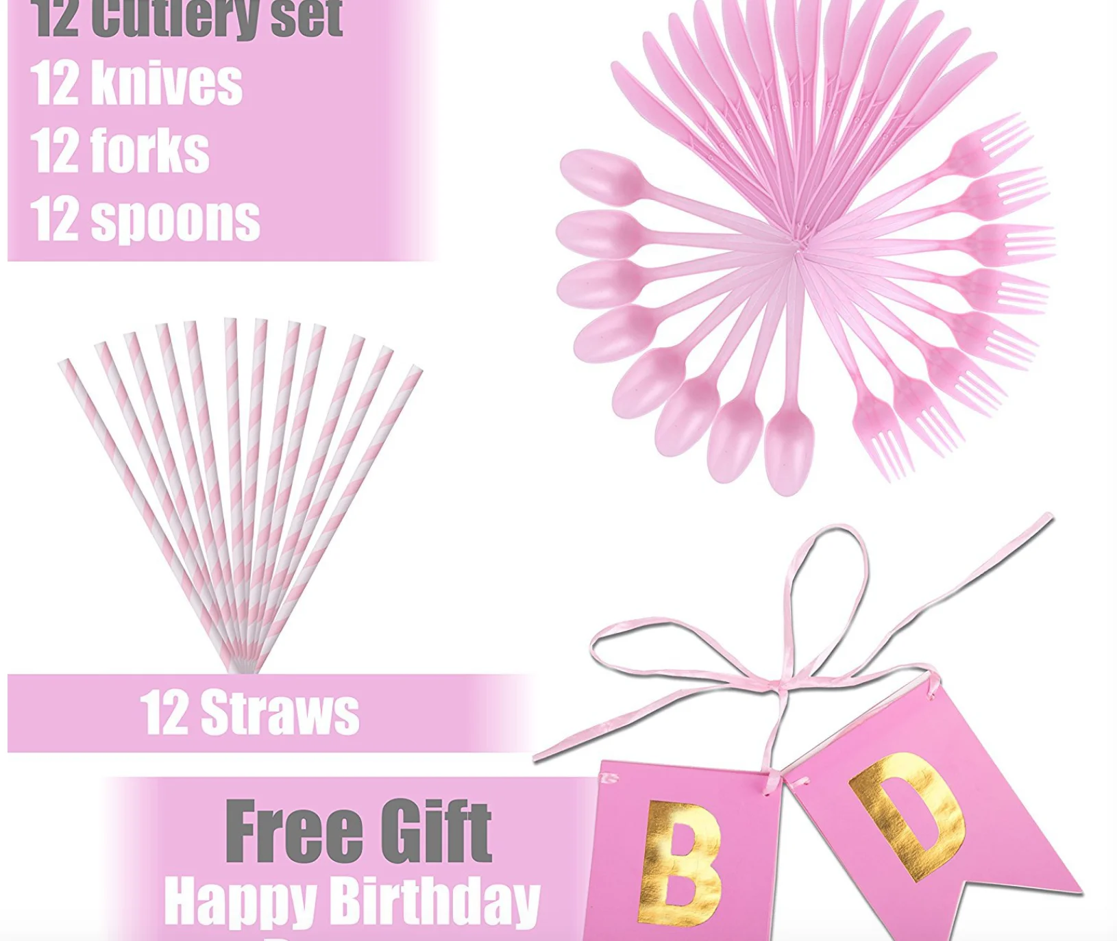 Giveu Party Set Custom Unicorn Themed Party Supplies/birthday Baby ...