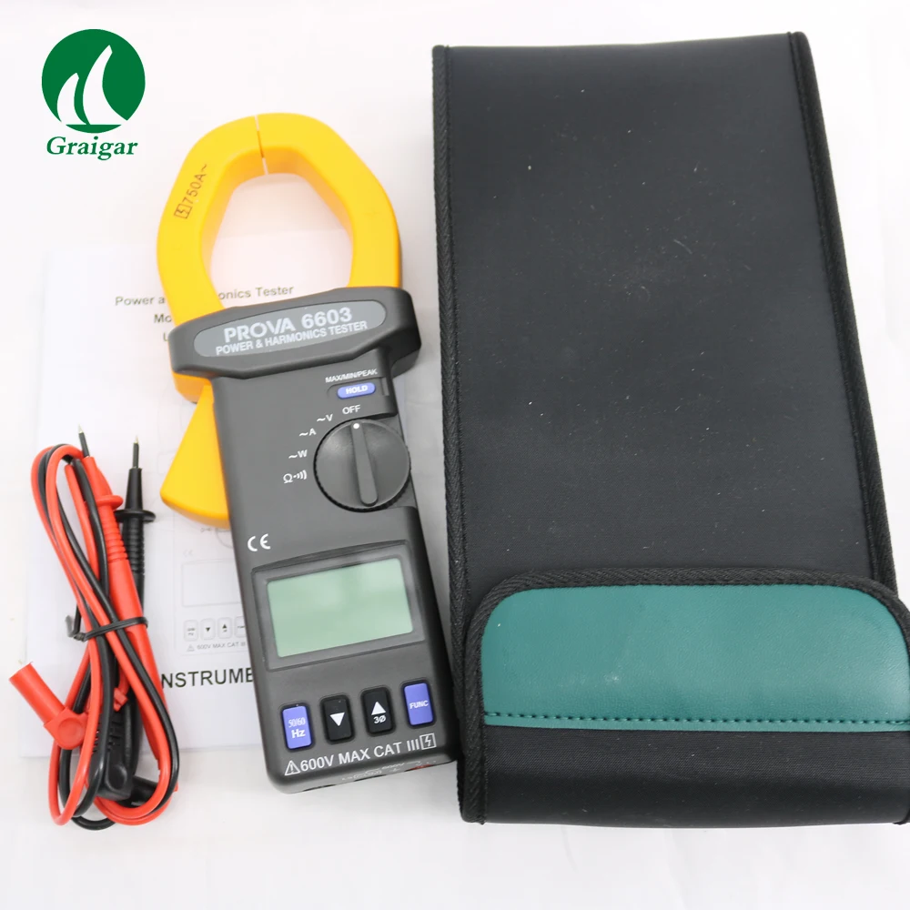 PROVA-6603 Digital Power and Harmonic Tester 0 to 600A PROVA6603 ...