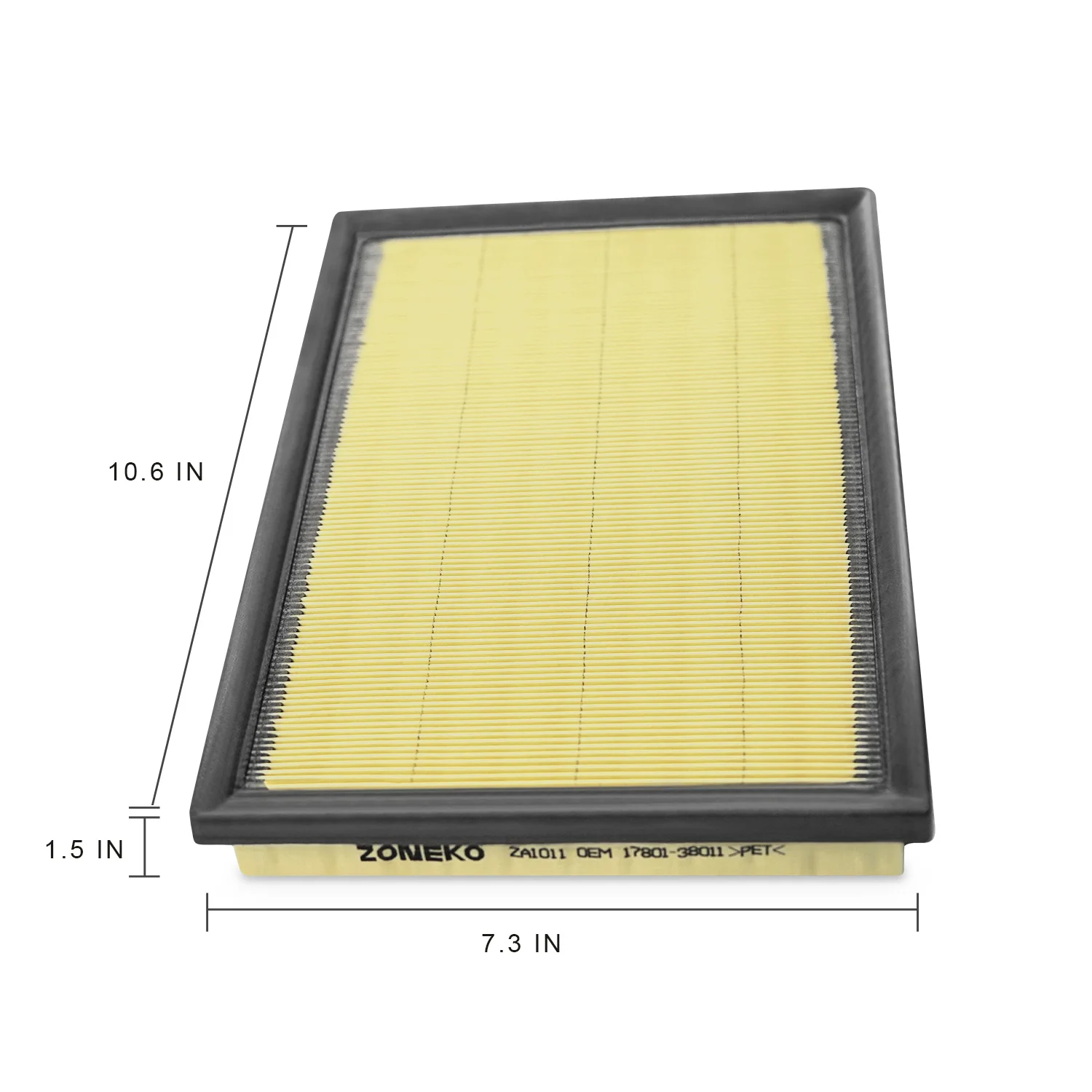 Oem Quality Engine Air Filter 17801-38011 For Toyota Camry Hybrid,Rav4 ...