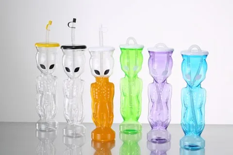 800ml Alien Slush Yard Glass Plastic Pet Yard Cups Sc012 - Buy Alien ...