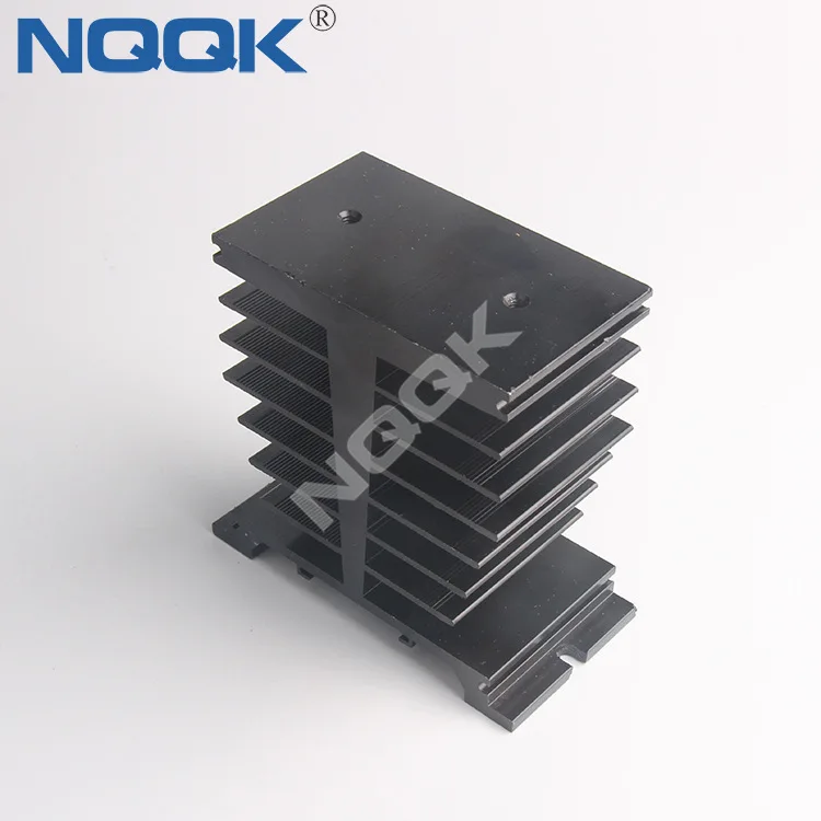 Y-80 Heatsink with DIN Rail Mounting for Single Phase SSR