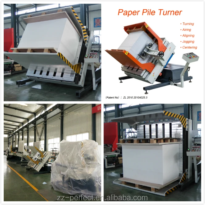 High Speed Automatic Paper Pile Turner And Stacker Machine - Buy Paper ...