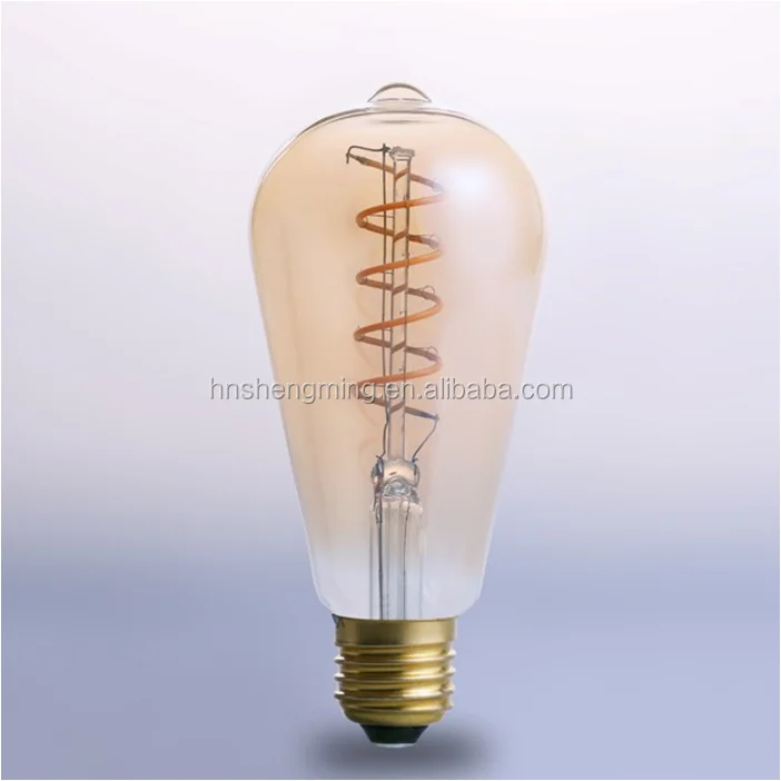 4000k Dimmable Vintage Led Soft Filament Edison Bulb 220v E27 4w Spiral ...