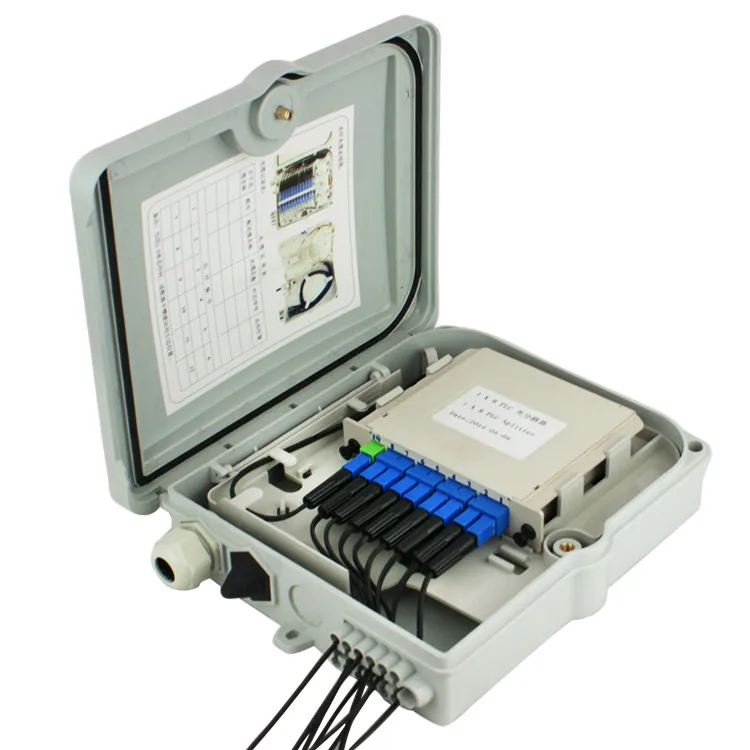 Im Freien Wasserdichte Ftth Mini 8 Core Lwl-verteiler Für Lgx Optischen ...