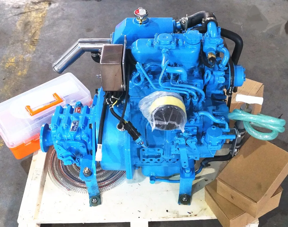 Hf-2m78 2 Cylinder 14hp Electric Small Chinese Marine Inboard Diesel ...