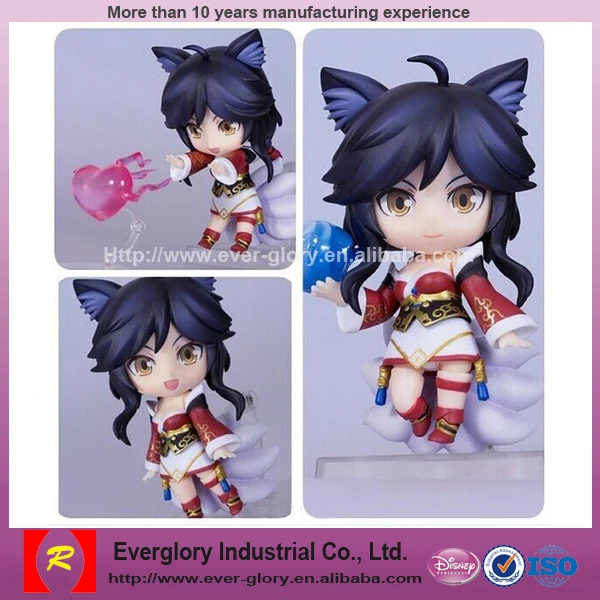 Oem Lol Figure,Cute Ahri Anime Figure,Custom Made Plastic Figure - Buy ...