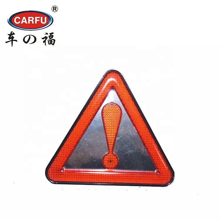 Mini LED Flashing Car Triangle Warning Sign Light - Safety Kit