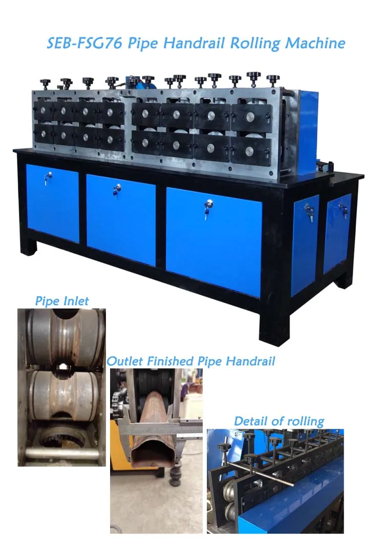 Wrought Iron Handrail Pipe Forming Machine - Buy Wrought Iron Handrail ...