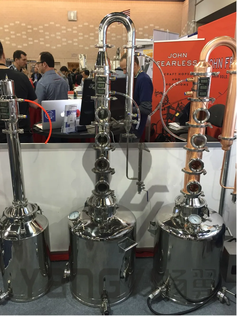 Glass Distillation Column Moonshine Stills With Copper Bubble Plate For ...