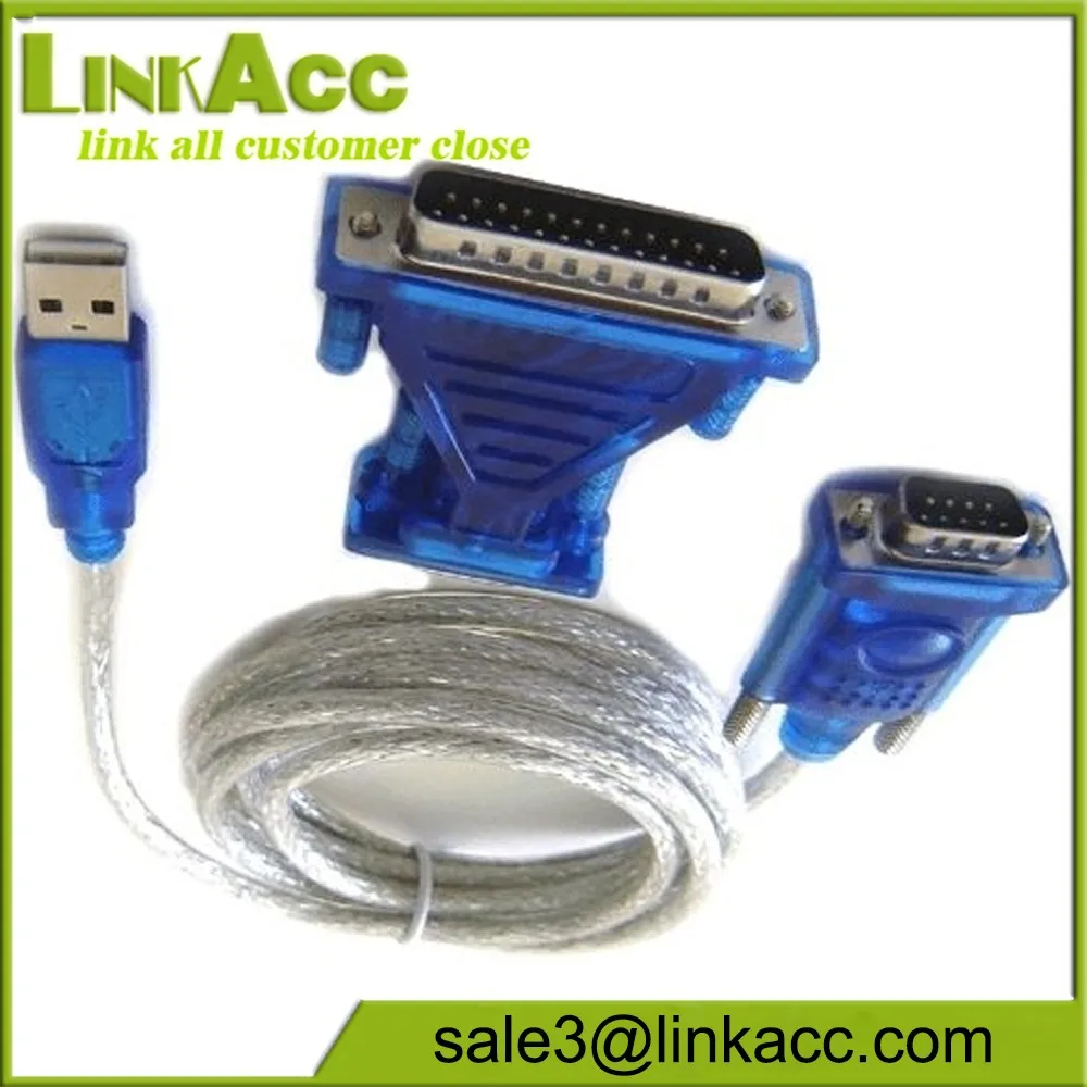 Serial Port Rs232 To Usb Converter With Db9 And Db25 Connector - Buy ...