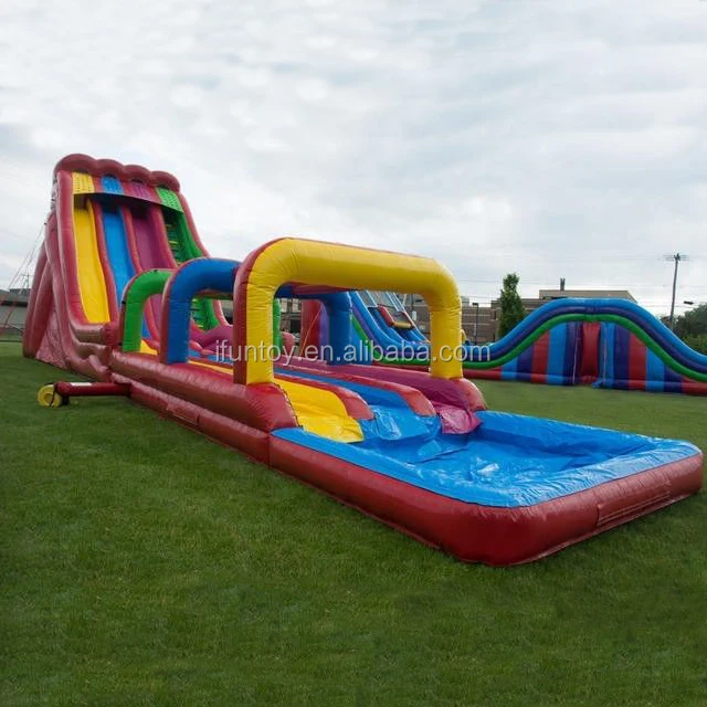 Avalanche Single Lane Inflatable Zip Line - Fun & Safety