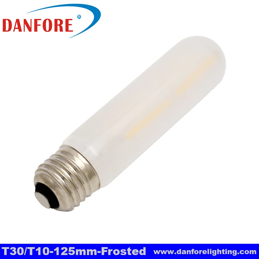 2w 3.5w 6w 125mm T30 T10 Filament Led Bulb With E27 E26 Base - Buy T10 ...