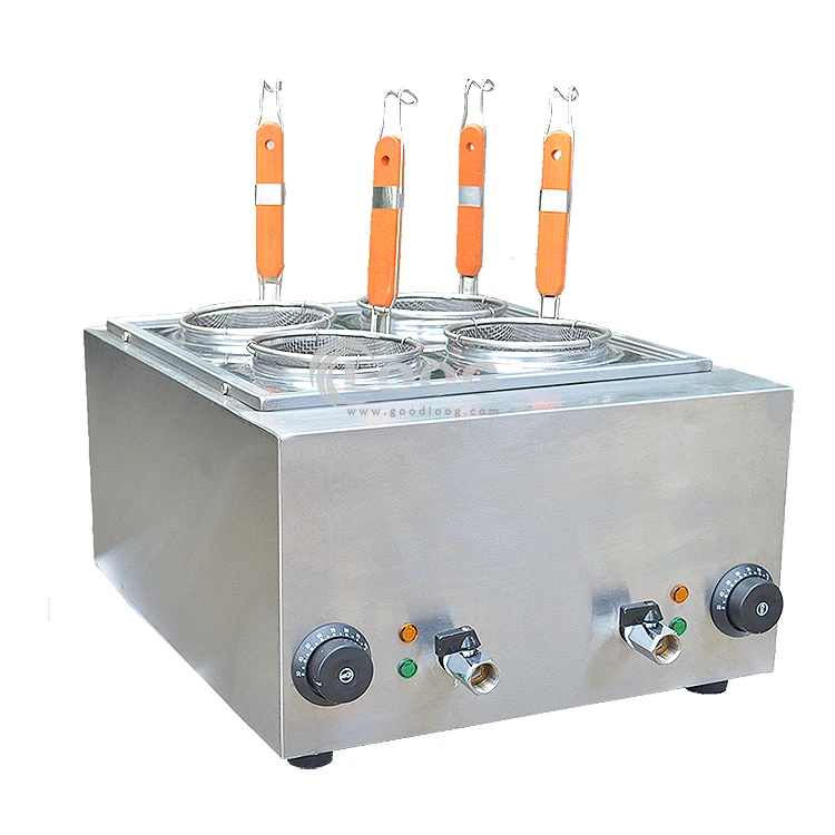 Popular Commercial Electric Pasta Cooker / Pasta Boiler With 4 Pots ...