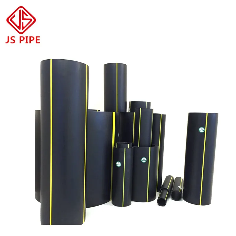 All Kinds of Diameter HDPE Natural Gas Pipe, SDR11 PE Pipe with Yellow ...