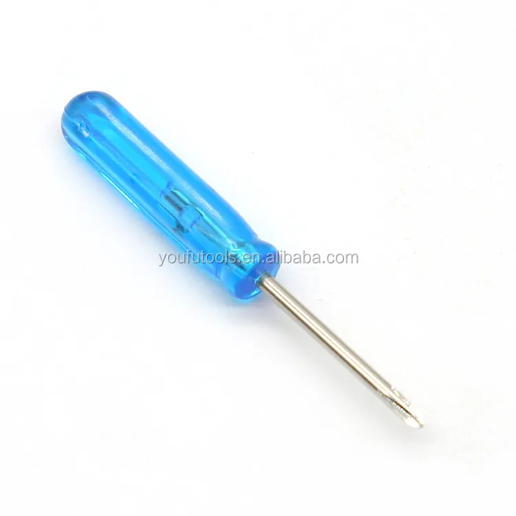 45mm Transparent Blue Plastic Mini Screwdriver - UF Tools