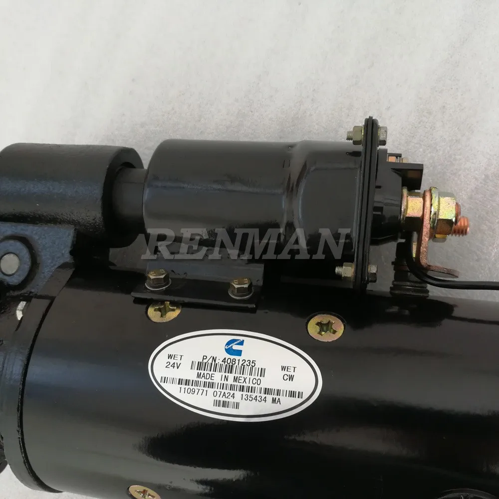 Cummins Engine Wet Starter M11 K19 ISX 24V Starting Motor
