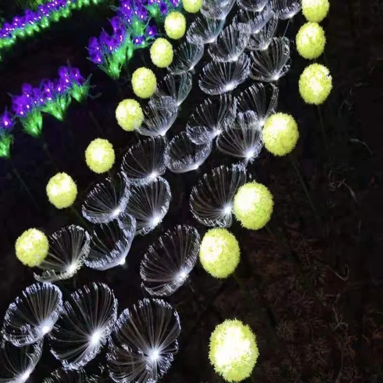 Outdoor Wedding Decoration LED Flowers Stand Light RCJ001