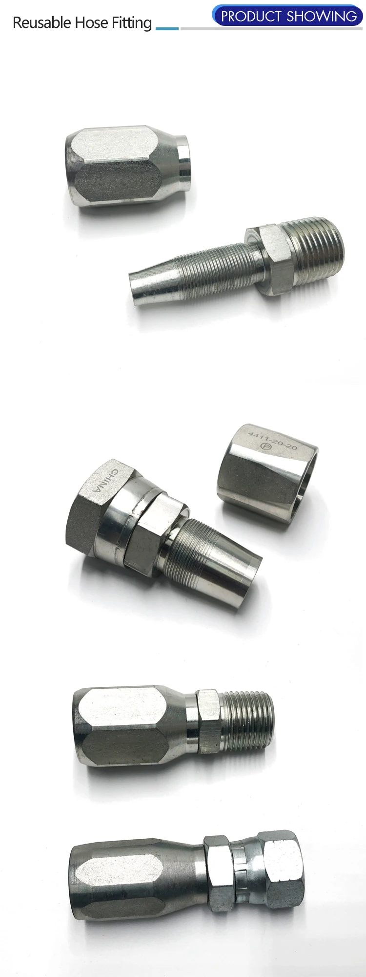Parker Standard Reusable Fitting Supplier - Durable & Versatile