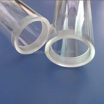 Clear Acrylic Tube With Screw,Acrylic Tube With Inner Threaded - Buy ...