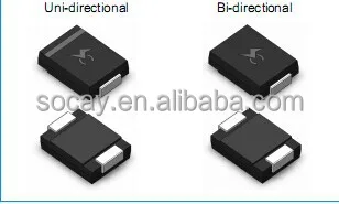 Tvs Diodes - Transient Voltage Suppressors Smcj Series / 1500 Watt Peak ...