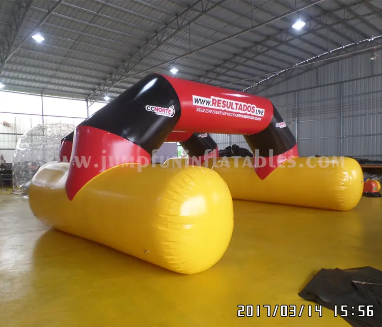 Quality Water Floating Inflatable Arch 6x3meter Air Tight