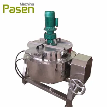 Pasen Brand 600l Jam Making Machine / Strawberry Jam Cooking Pot ...