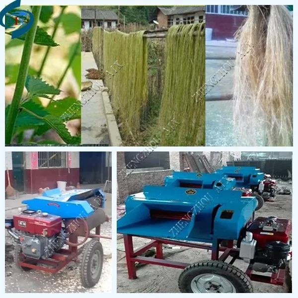 High Working Efficiency Flax Braker/flax Peeling Machine Widely Used ...