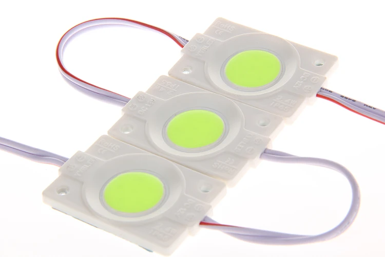 Custom COB Module 12v 2.4w 120lm IP65 Cool White Green Led