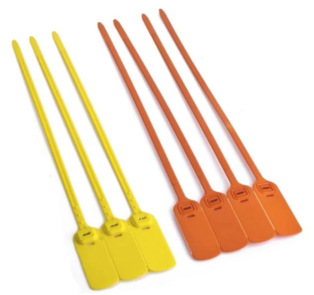 Metal Insert Pull Tight Plastic Security Seal Adjustable Length Plastic ...