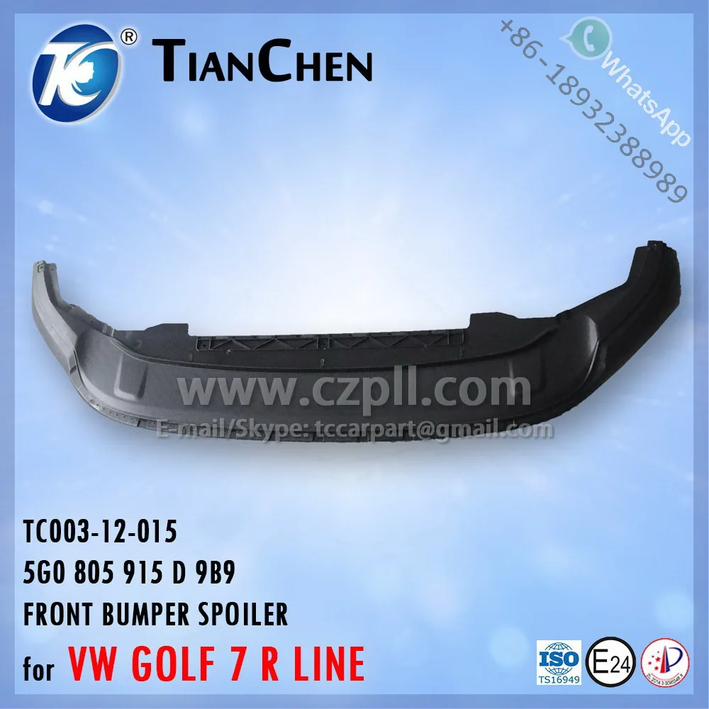 Alerón De Parachoques Delantero Para Coche,Para Vw Golf 7 R Line 2013 ...