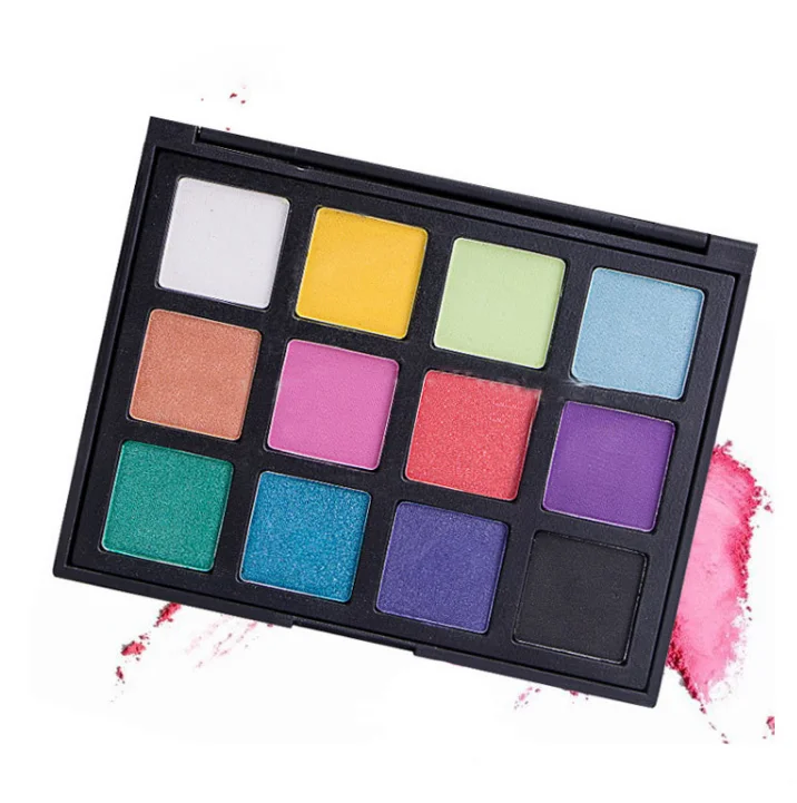 New Arrival Excel Colourful Square 36mm Makeup Eyeshadow Pallets