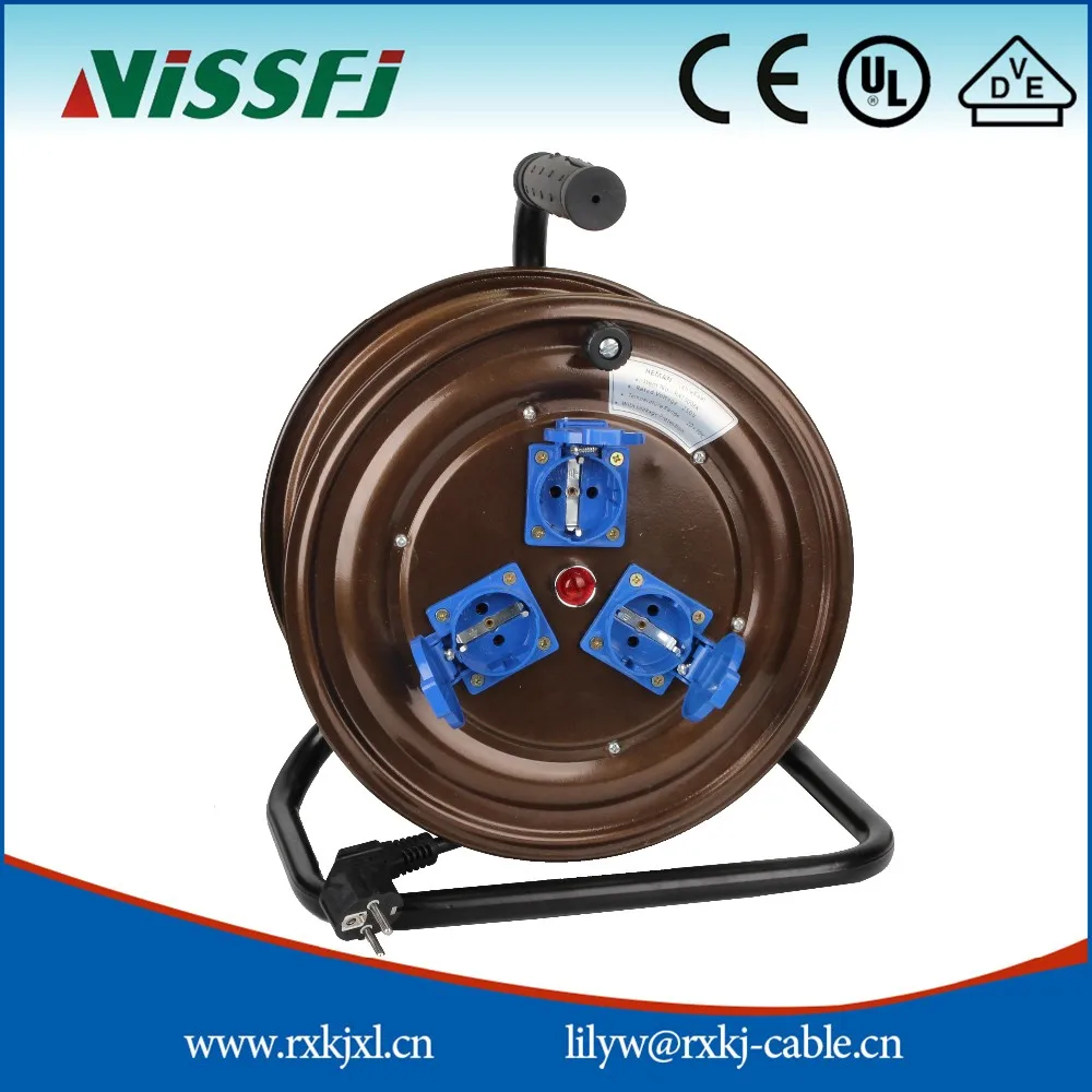Chinese Supplier T301ek Retractable Wire Reel Power Extension Cord ...