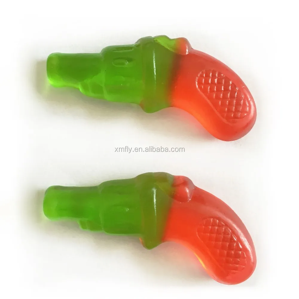 Funny Custom Packing Gun Shaped Gummy Candy - Novelty!