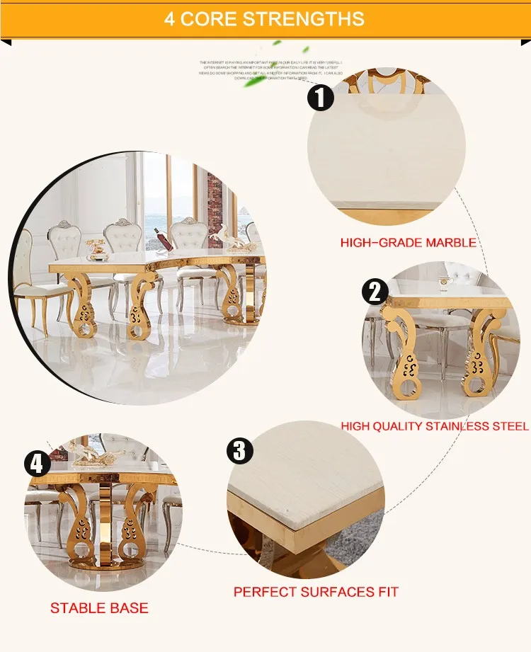 Th412 Modern Stainless Steel Half Moon Conference Table Wedding Table ...