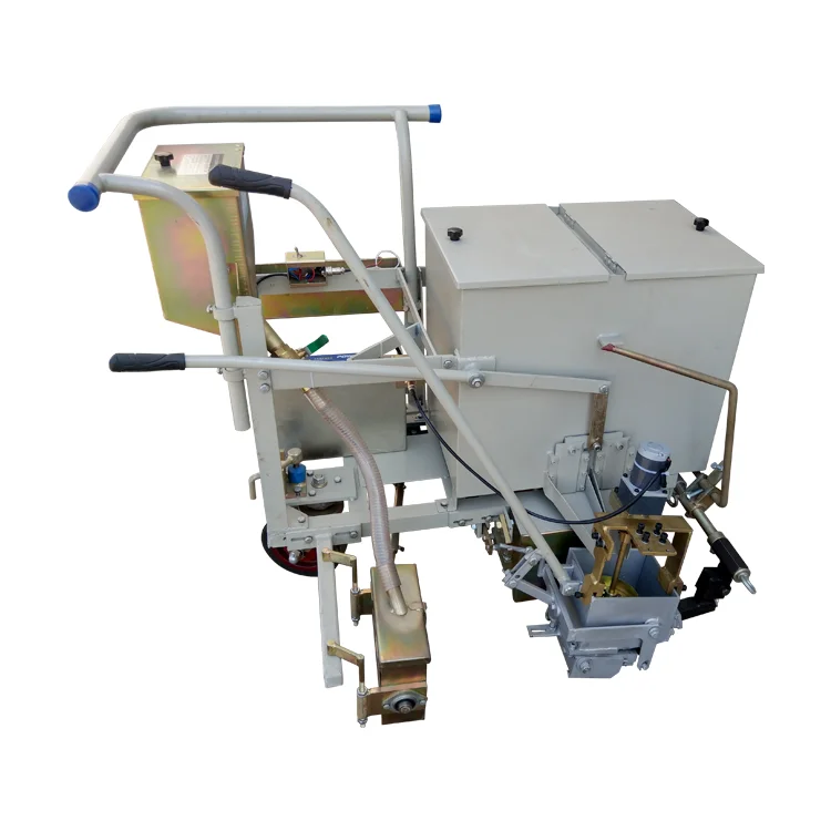 Hand Push Cold Spraying Double Paint Two Components Road Marking ...