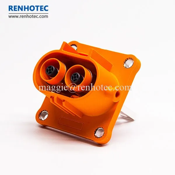 High Voltage Safety Lock Connector 2pin 200a Hvil Connector Socket ...
