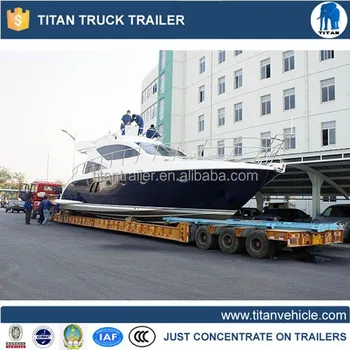 Trailer Transport Yacht,Hydraulics Semi Boat Trailer For Sale,Heavy ...