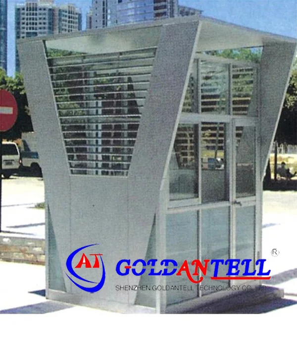 Low Cost Security Guard House Parking Lot Barrier Security Guard Box ...