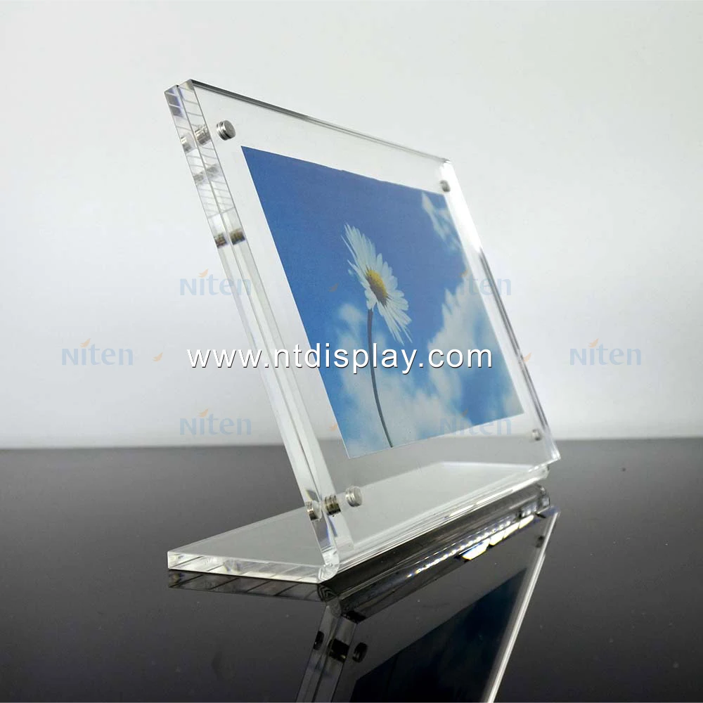 With 4 Pieces Magnets Acrylic Frames Photo Standee - Buy Photo Standee ...