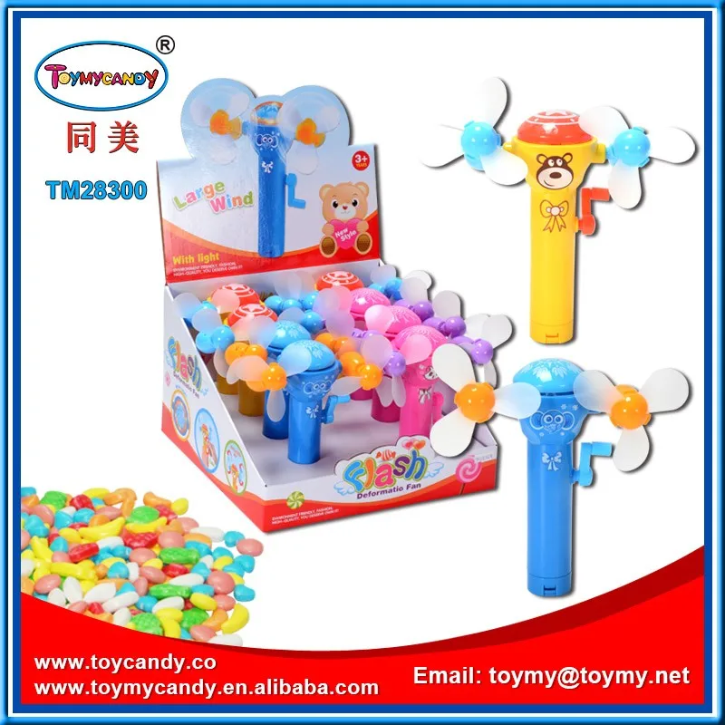 En71 Kids Handheld Double Fan Toy Candy Flash Wind Up Fan - Buy Wind Up ...