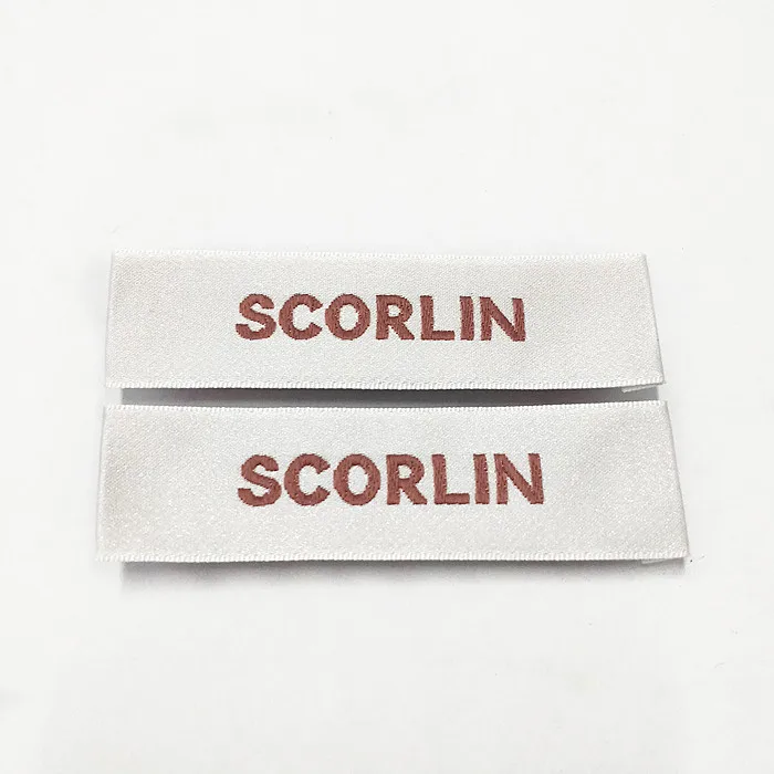 Wholesale Broadloom Damask Garment Blank Woven Labels - Buy Blank Woven ...