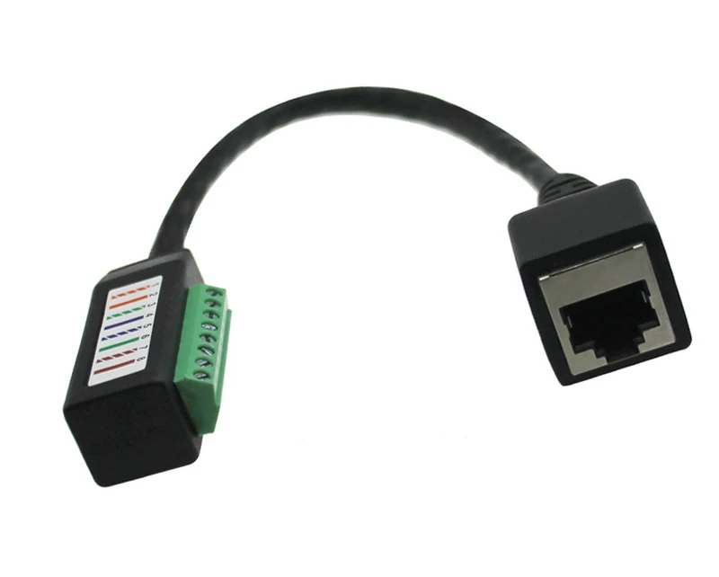 Pigtail Cable Solderless Rj45 Female To Terminal Dongle Rj45 Female To ...