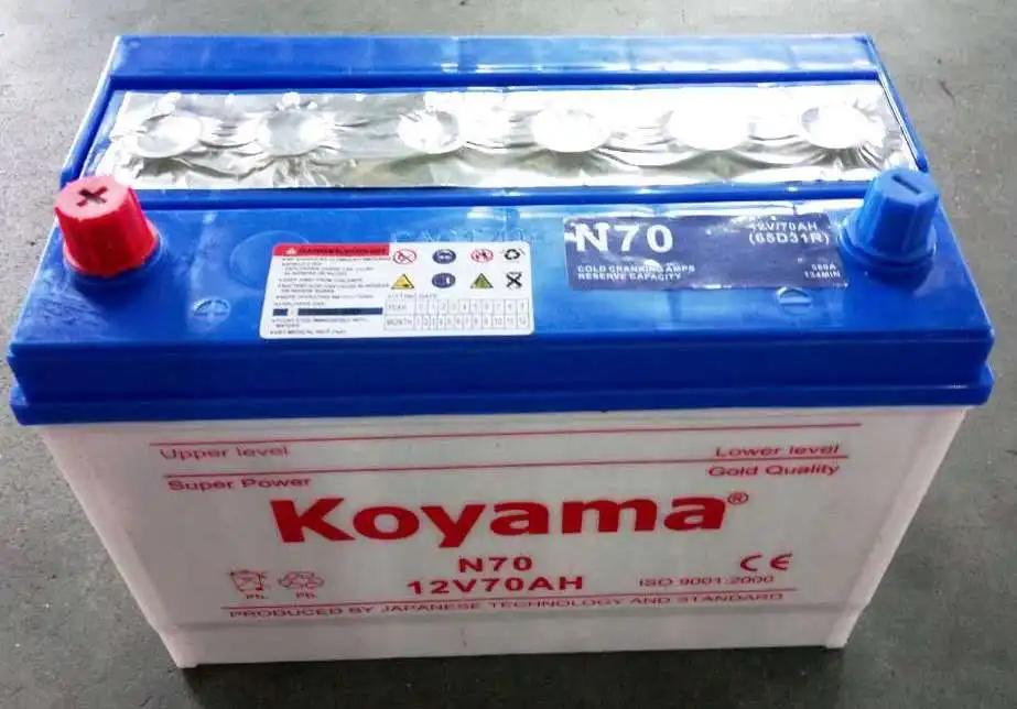 Dry-charged Car Battery,N70 Yemen Hotsale Popular Car Battery 12v70ah ...