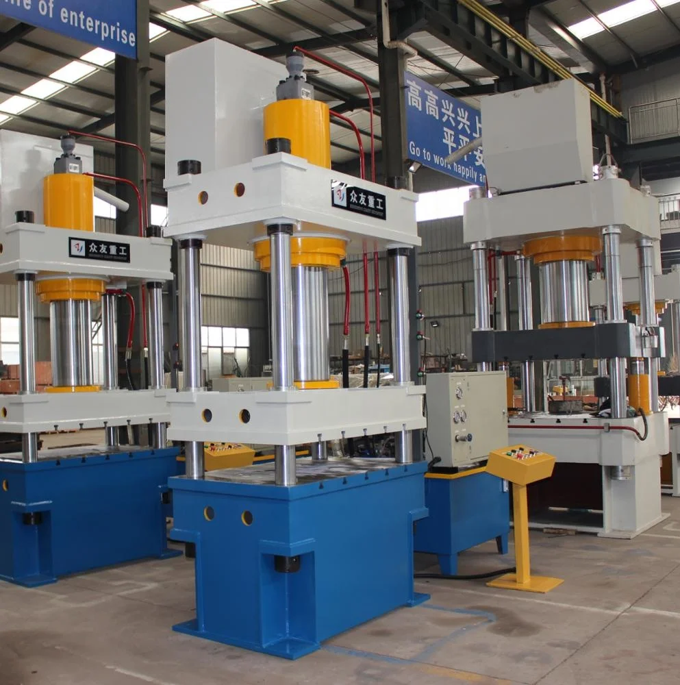 100 Ton Four Column Vertical Hydraulic Press - Buy Vertical Hydraulic ...